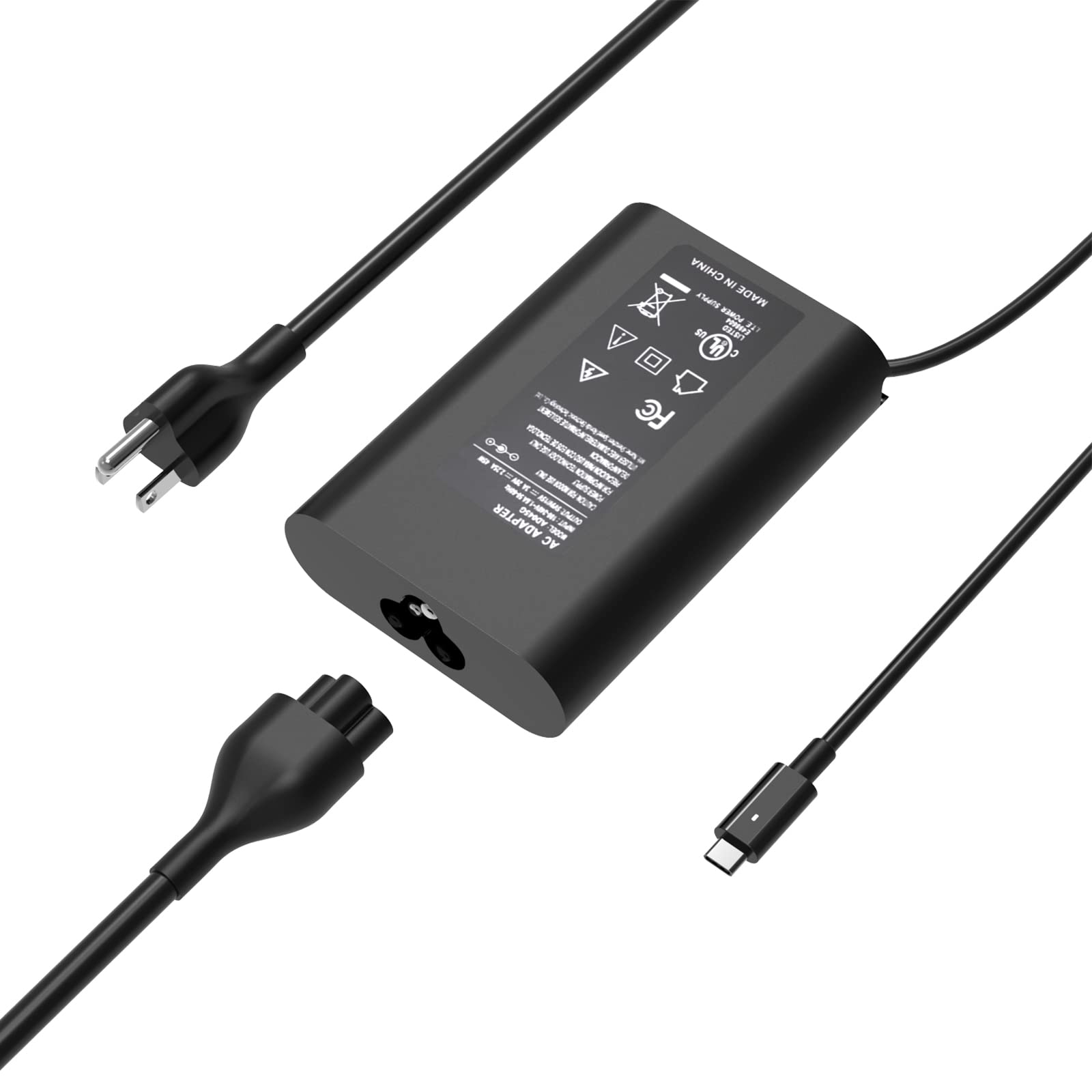 45w Usb-c Power Adapter Replacement 45W USB-C Laptop Charger For Dell ...